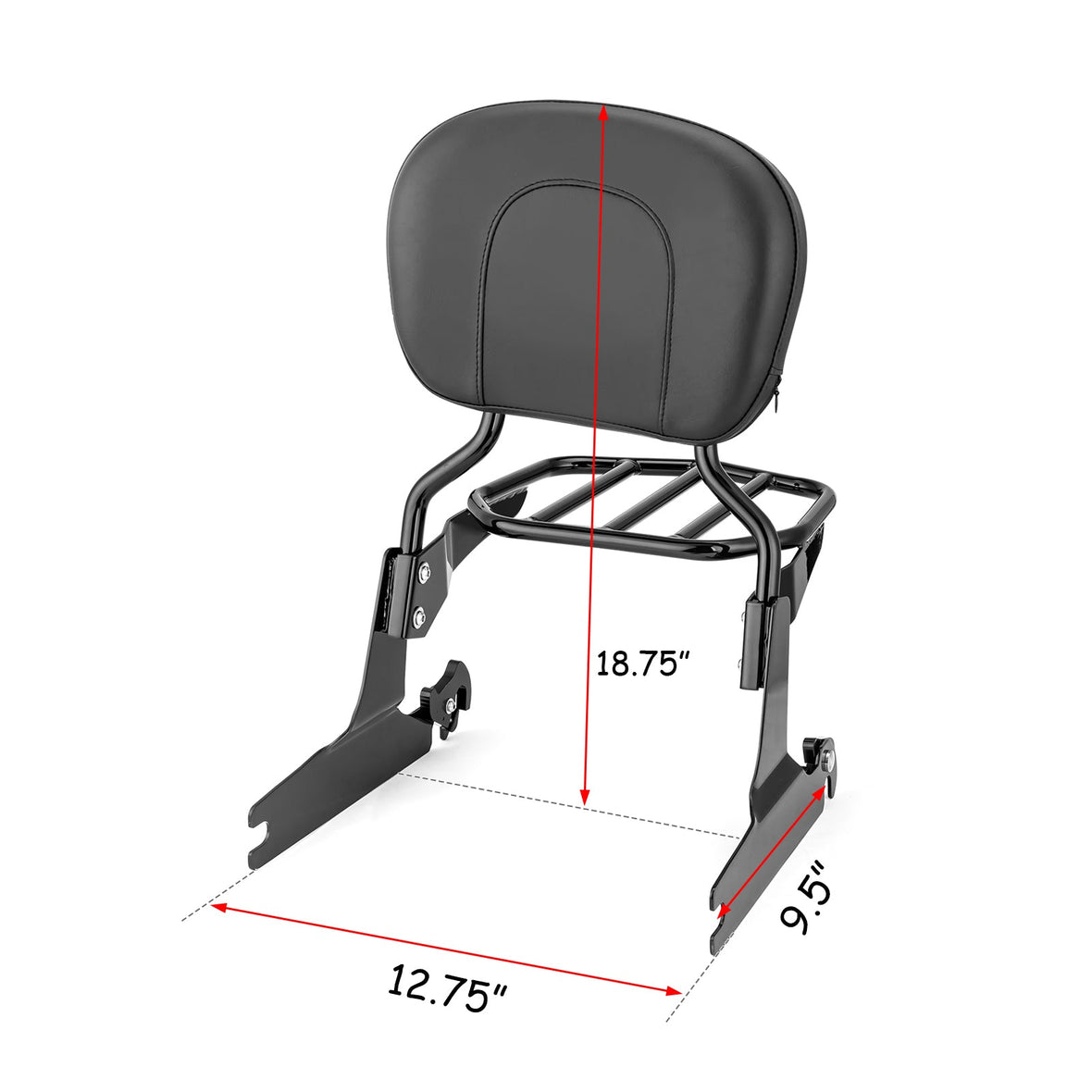 2006+ Harley Davidson Softail FLSTF 200mm Rear Fender Upright Detachab ...