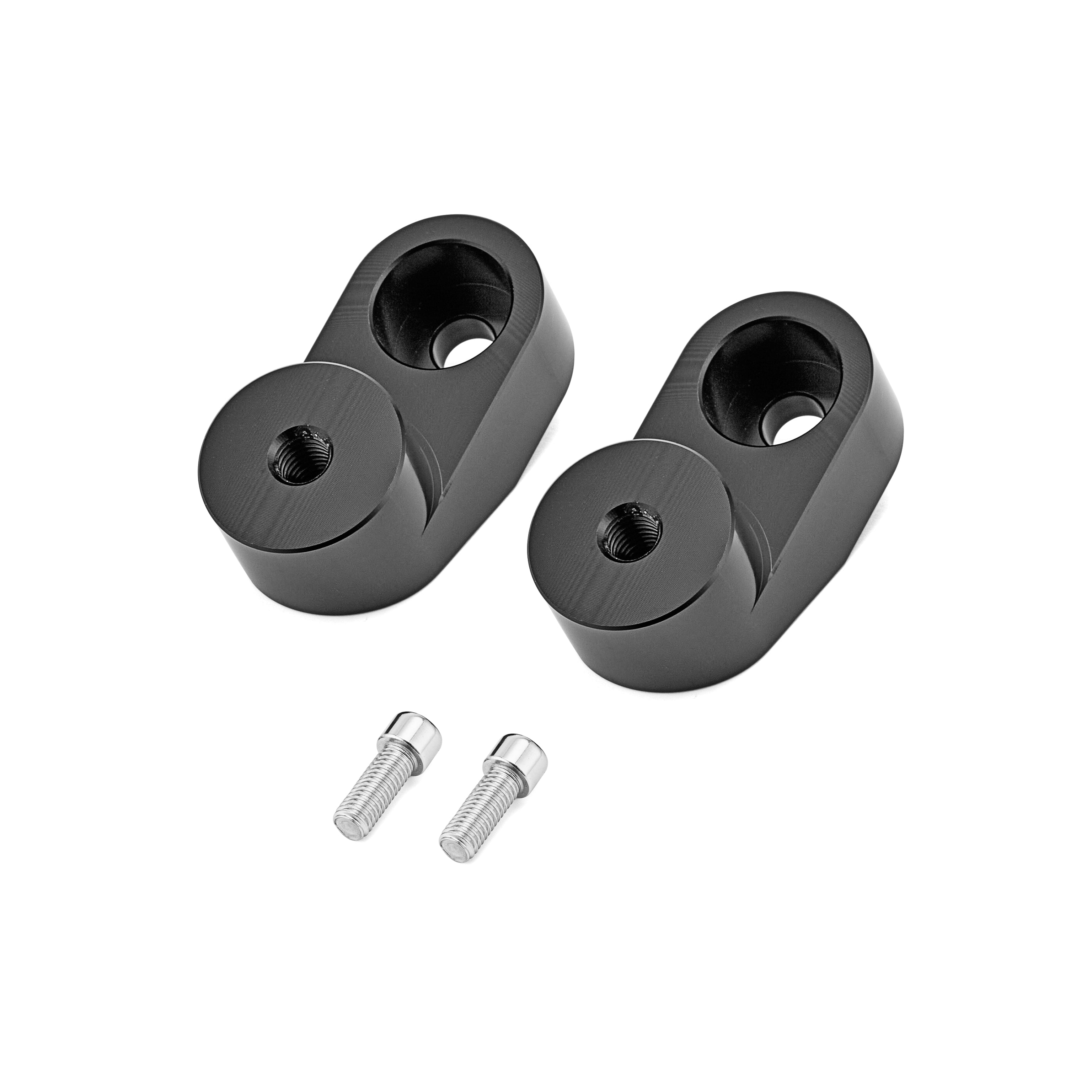 Pair For 2015+ Polaris Slingshot Adjustable Side Mirror Risers Extende ...